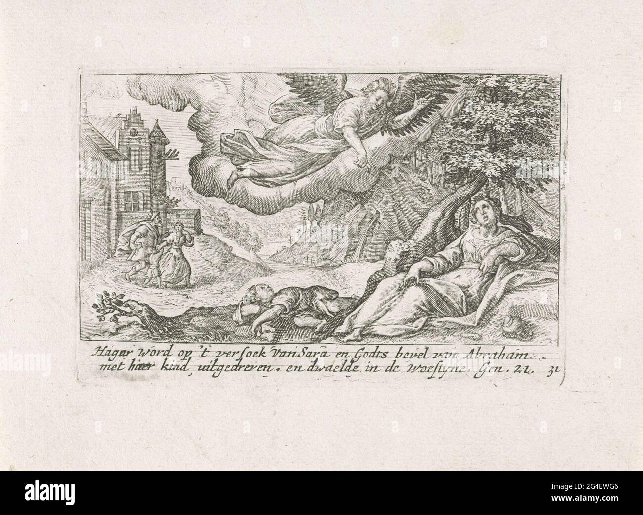 The angel appears to hagar and ishmael hi-res stock photography and ...