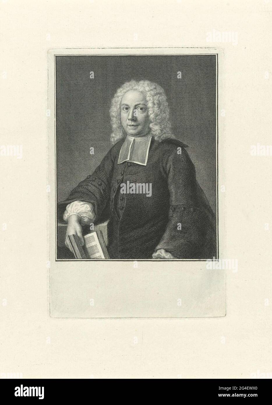 . Portrait of Gabriel Dumont, pastor of the Walloon Church in Rotterdam ...