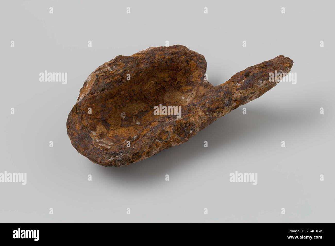 Form of a metal into concretion from the wreck of the East Indied ...