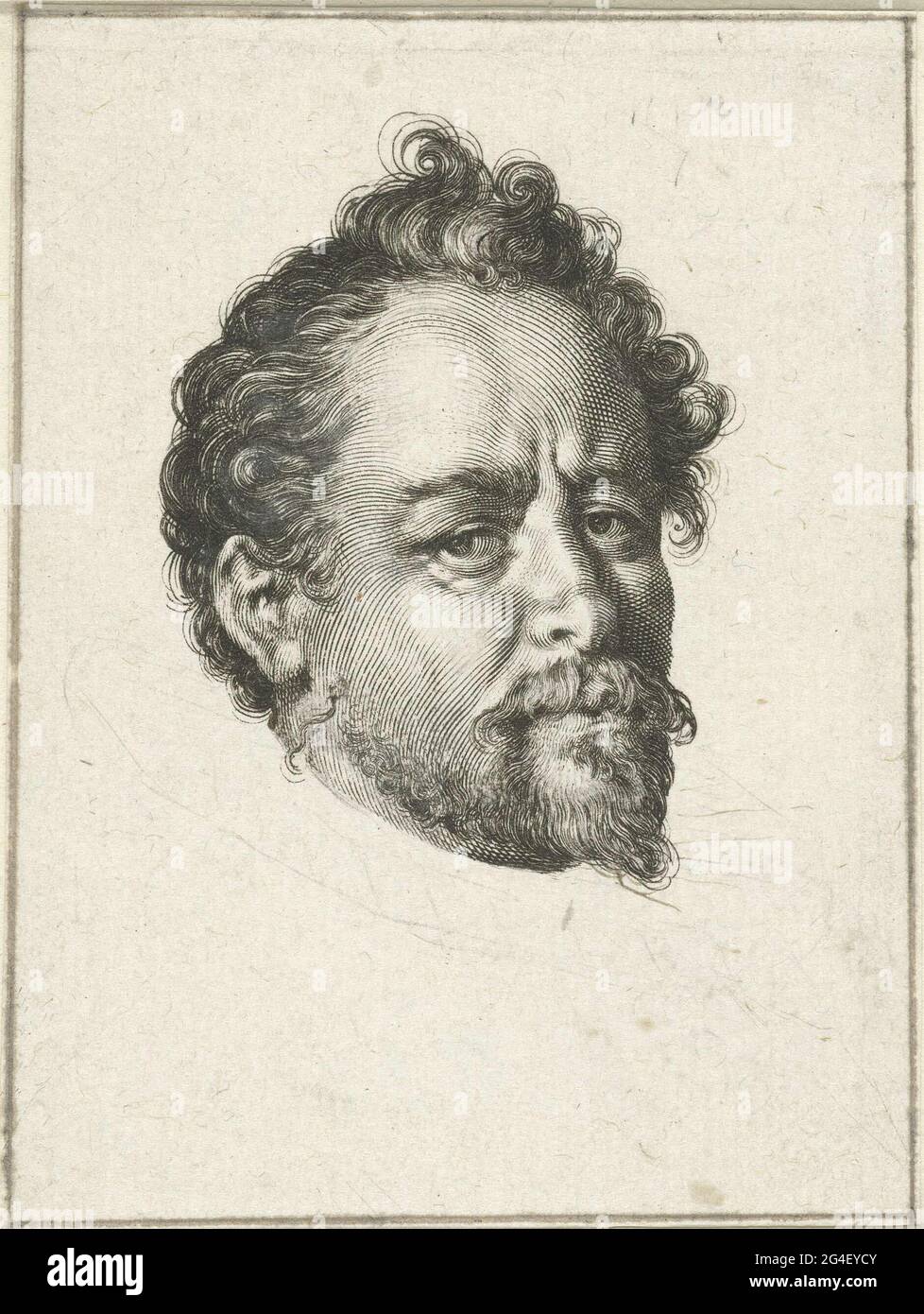 . Portrait of painter and print maker Bartholomeus Spranger Stock Photo ...