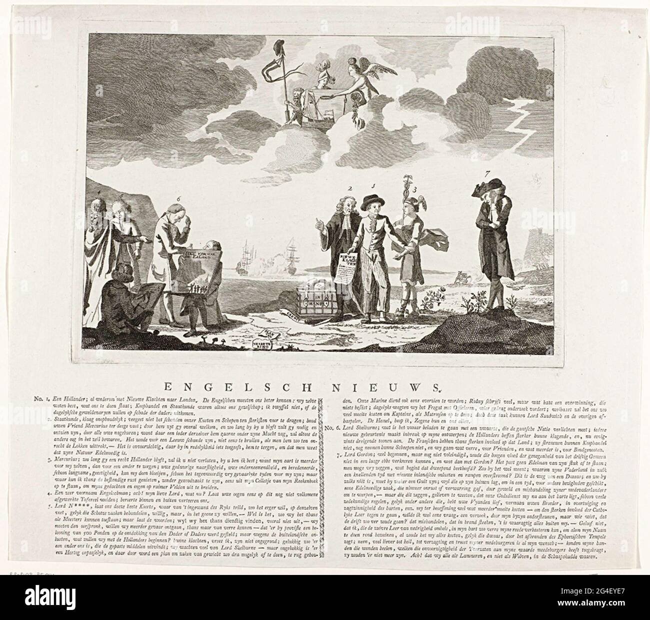 . Cartoon on the British domestic problems and relationship with ...