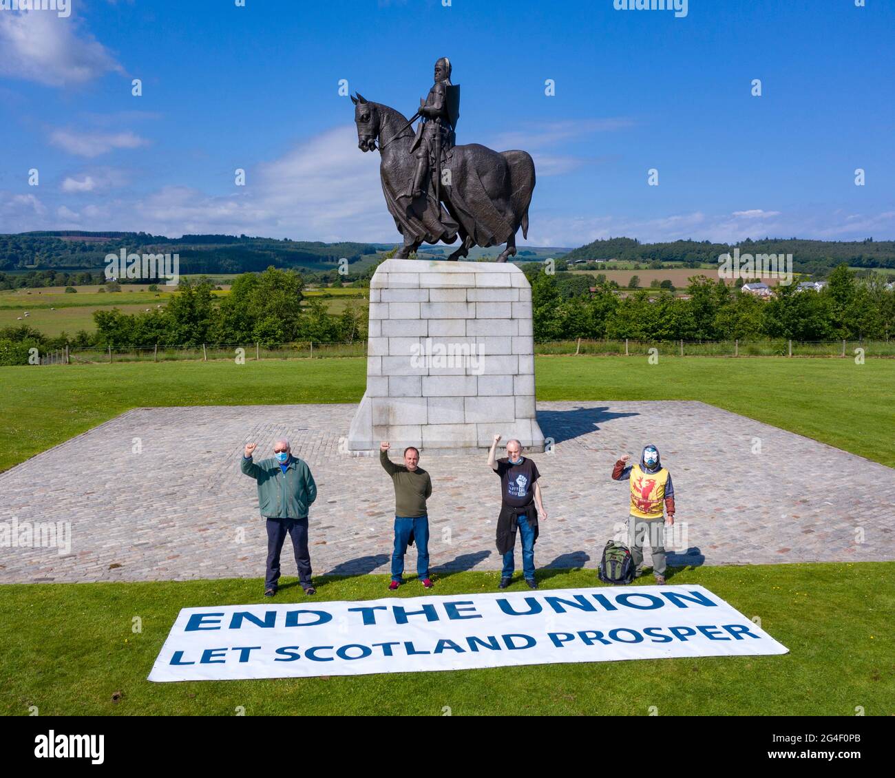 Battle of Bannockburn site, Stirling, Scotland, UK. 21st June, 2021 ...