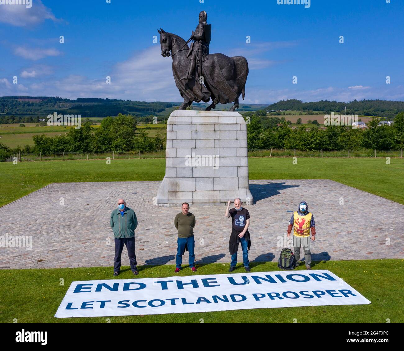 Battle of Bannockburn site, Stirling, Scotland, UK. 21st June, 2021 ...