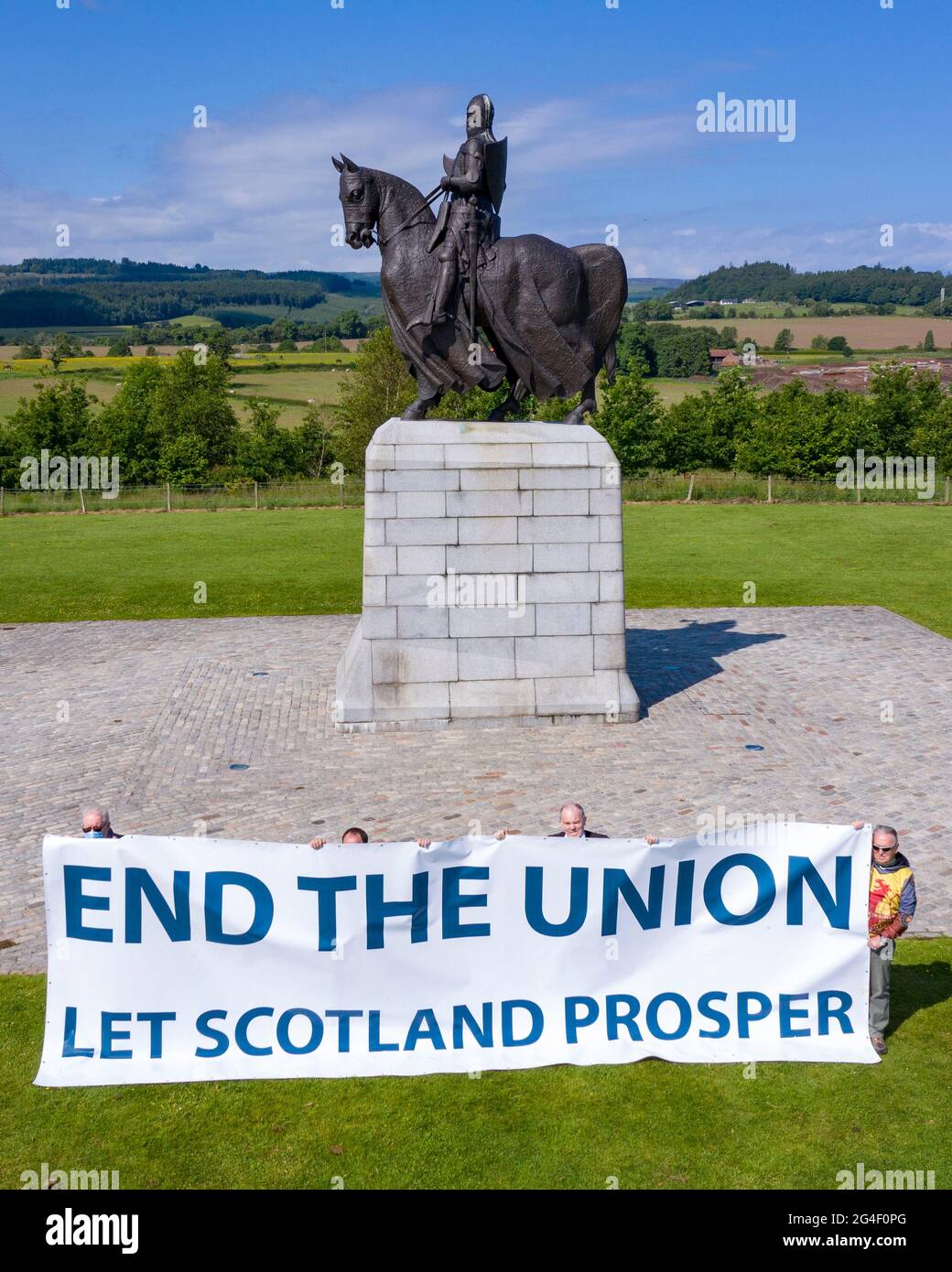 Battle of Bannockburn site, Stirling, Scotland, UK. 21st June, 2021 ...