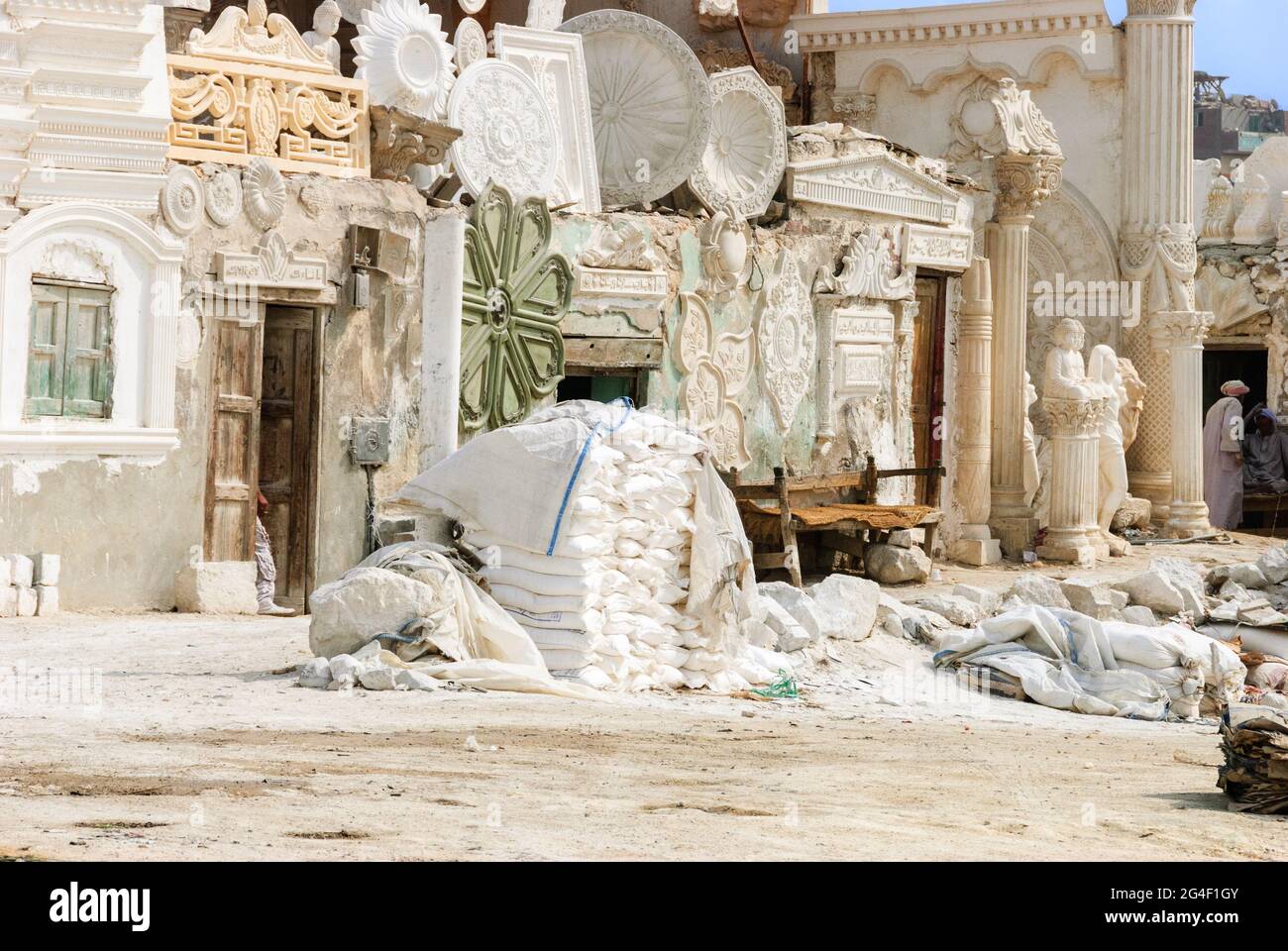 Plaster workshop - Cairo, Lower Egypt Stock Photo - Alamy