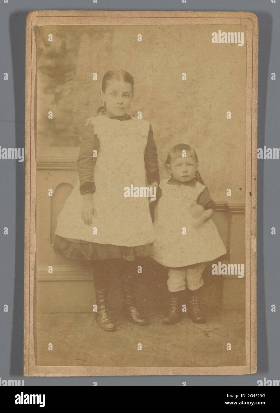 Two children portrait Stock Photo - Alamy