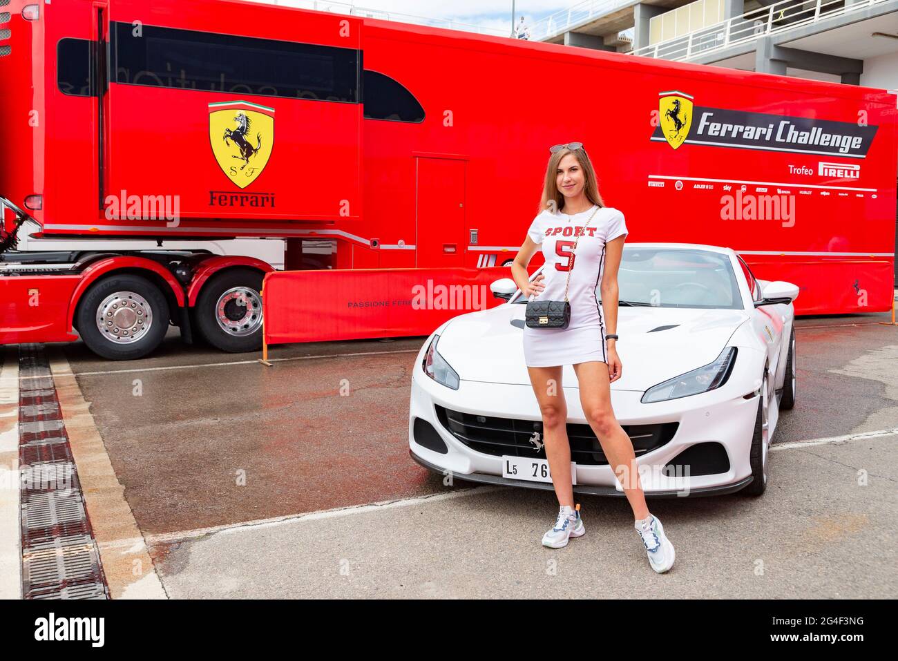 Valencia, Spain. 20th June, 2021. A woman poses during the Passione ...