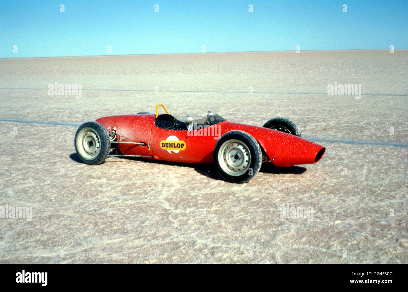 Elfin Ford used to test salt's grip, driven by Andrew Mustard during ...