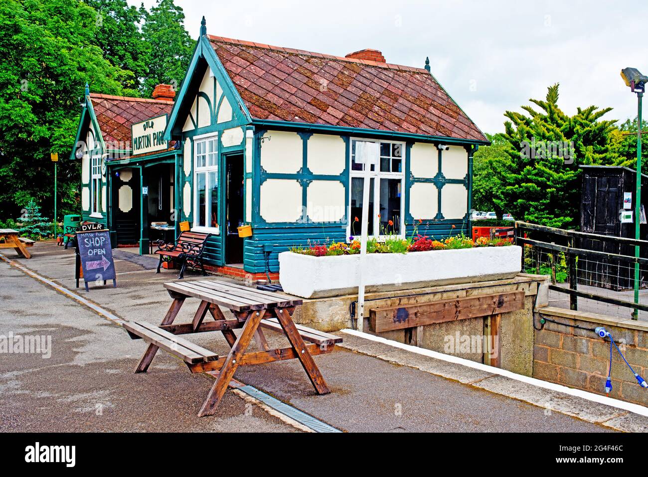 Murton Park Station ex station building from Wheldrake, Derwent Valley ...