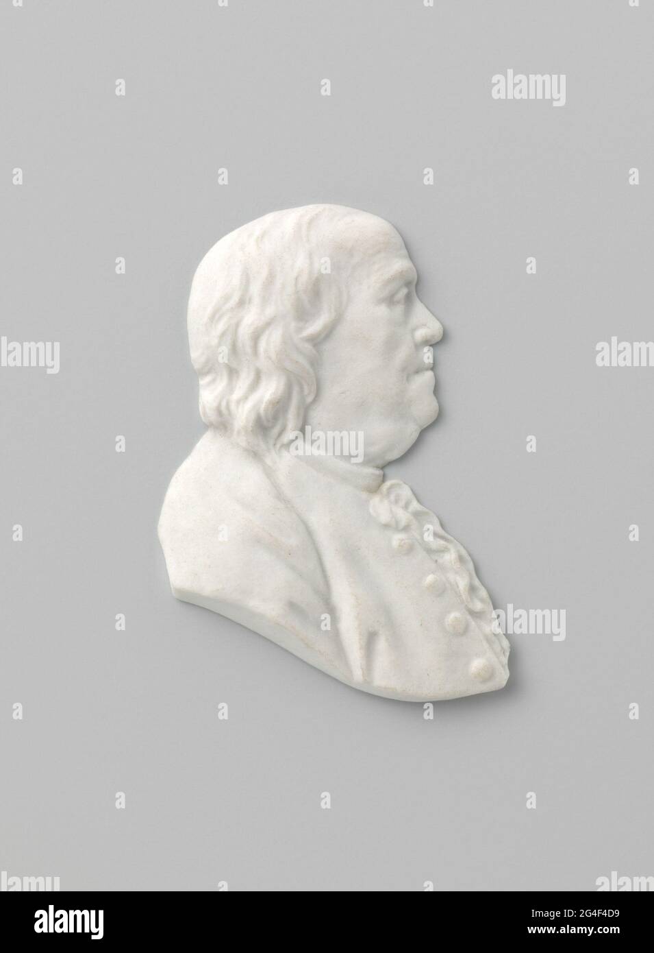 Benjamin Franklin. Benjamin Franklin (1706-1790), cut-out relief ...