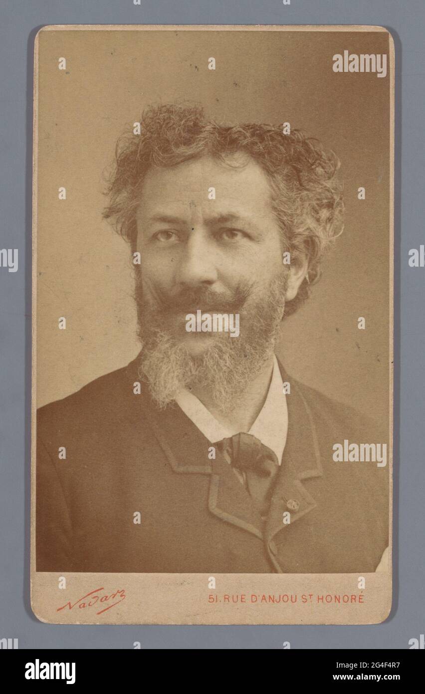 Portrait of Carolus Duran. Portrait of Carolus Duran with beard and ...