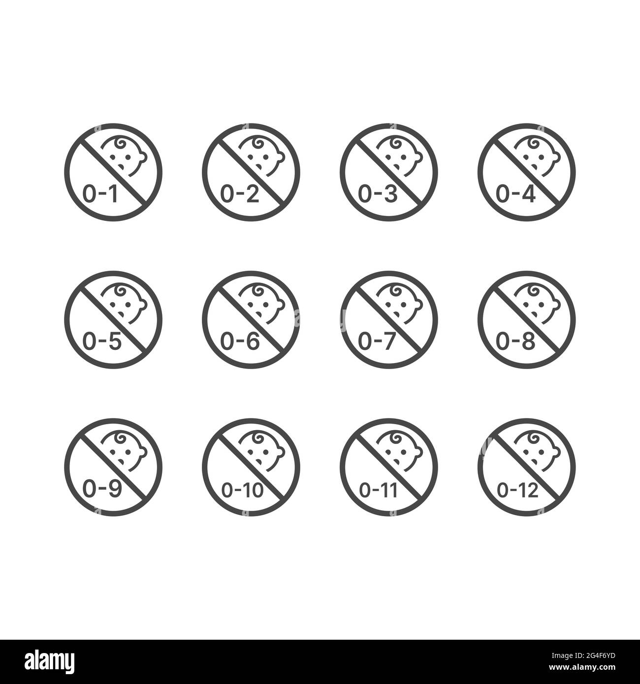 No babies sign Stock Vector Images - Alamy