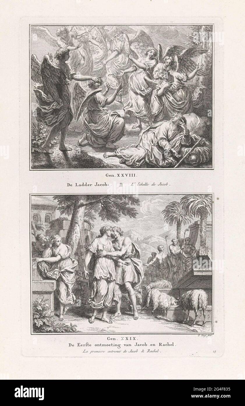 . Two biblical performances. Upstairs: Jacob is sleeping and dreams of ...