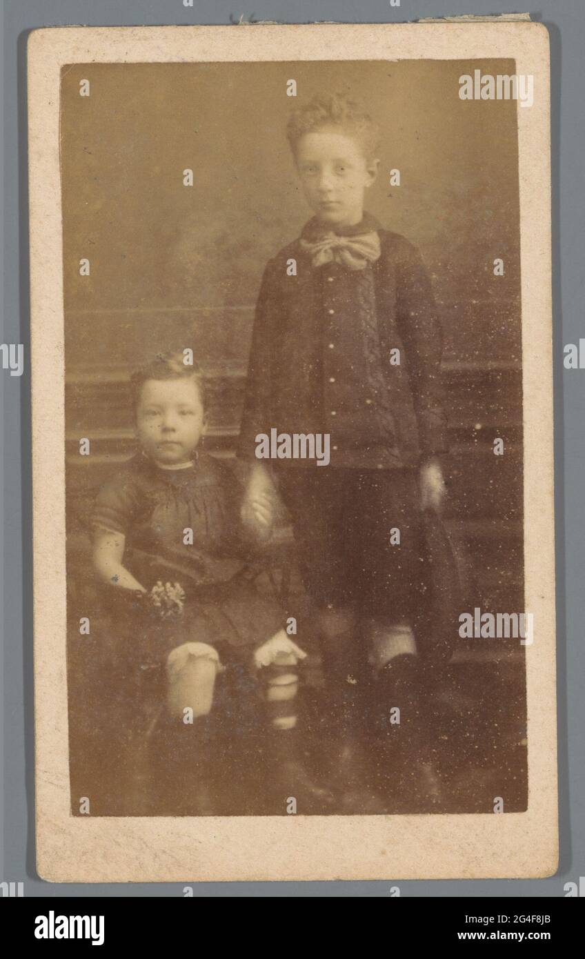 Two children portrait Stock Photo - Alamy