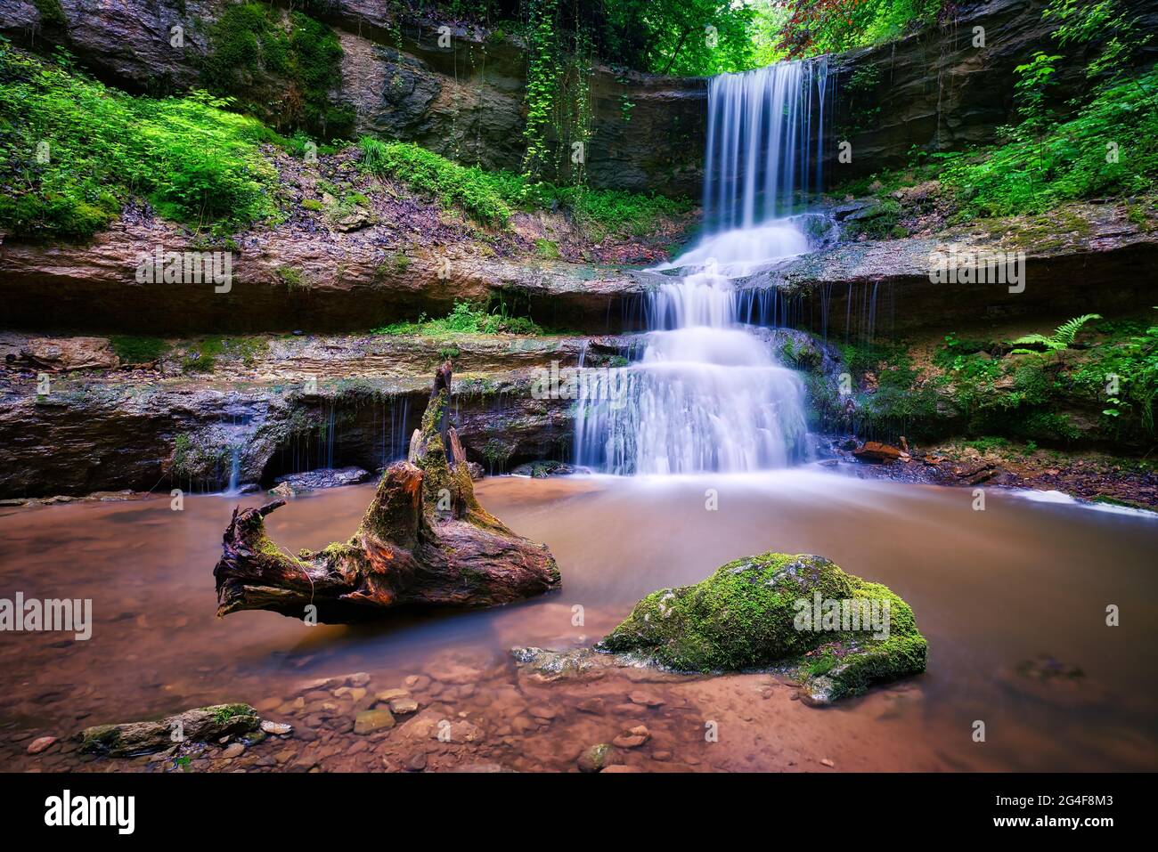 Peaceful waterfall hi-res stock photography and images - Alamy