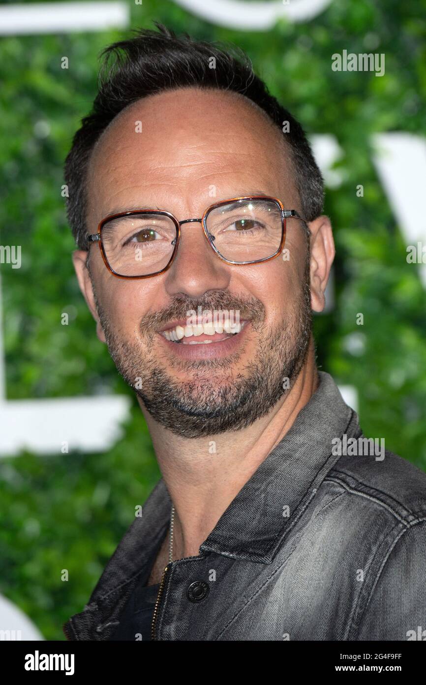 Jarry poses during the 60th Monte Carlo TV Festival, on June 21, 2021 ...