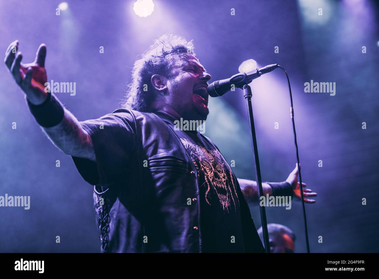 Copenhagen, Denmark. 17th, June 2021. The Danish melodic death metal ...