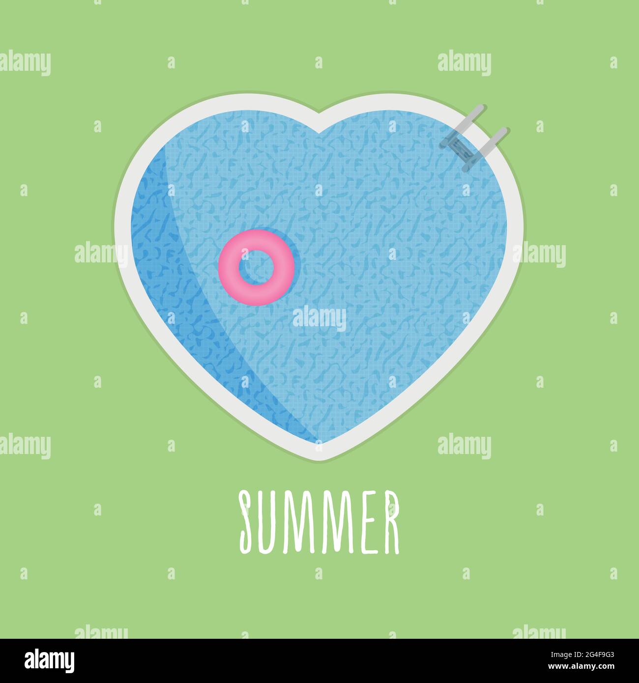 Retro pool float Stock Vector Images - Alamy