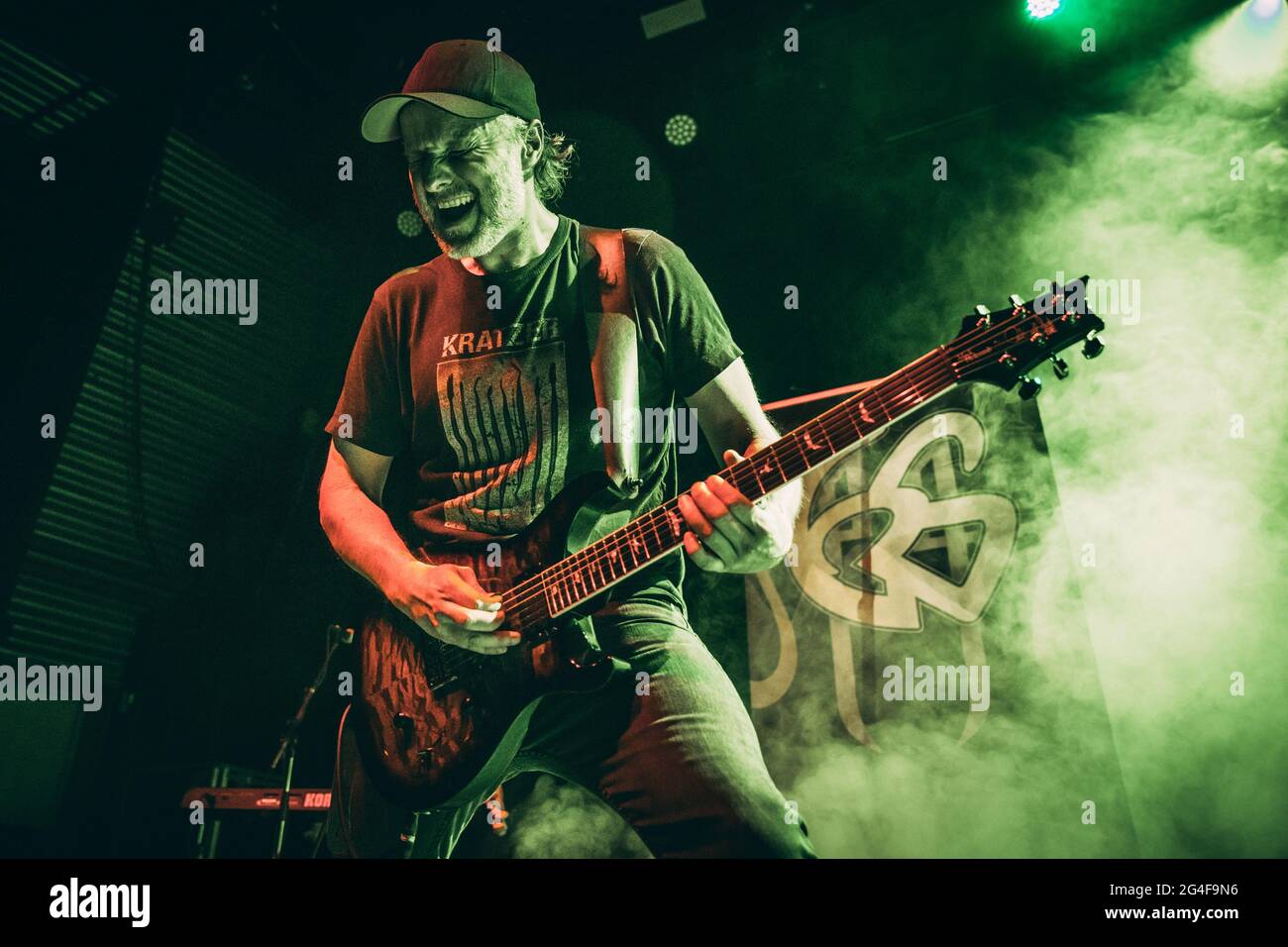 Copenhagen, Denmark. 17th, June 2021. The Danish melodic death metal ...