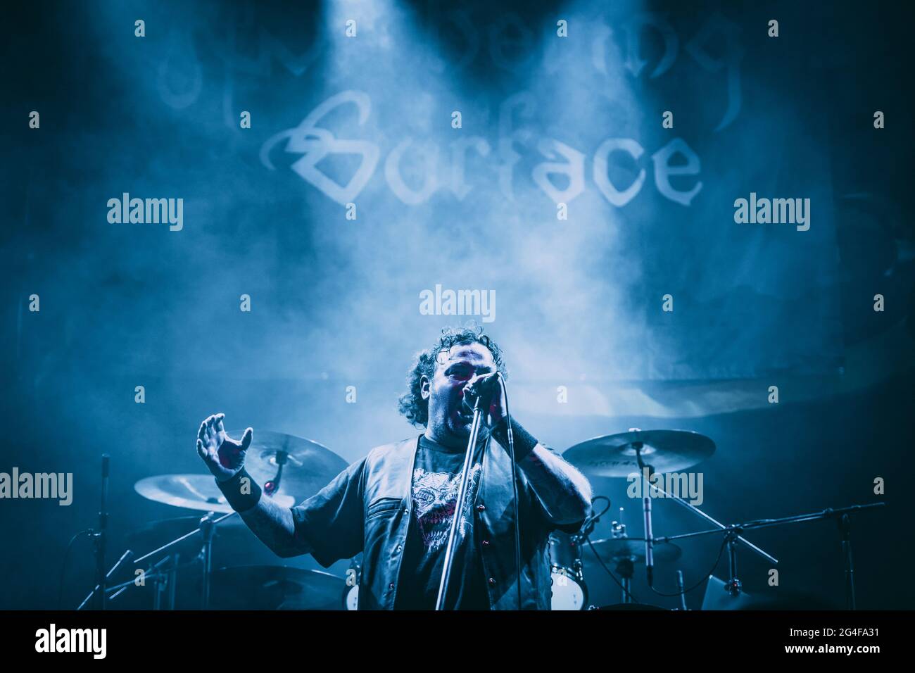 Copenhagen, Denmark. 17th, June 2021. The Danish melodic death metal ...