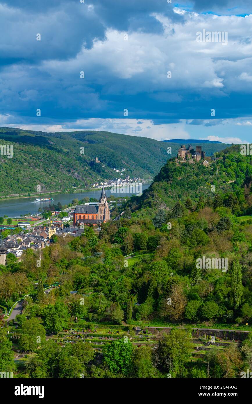 Oberwesel rhine river valley, germany hi-res stock photography and ...