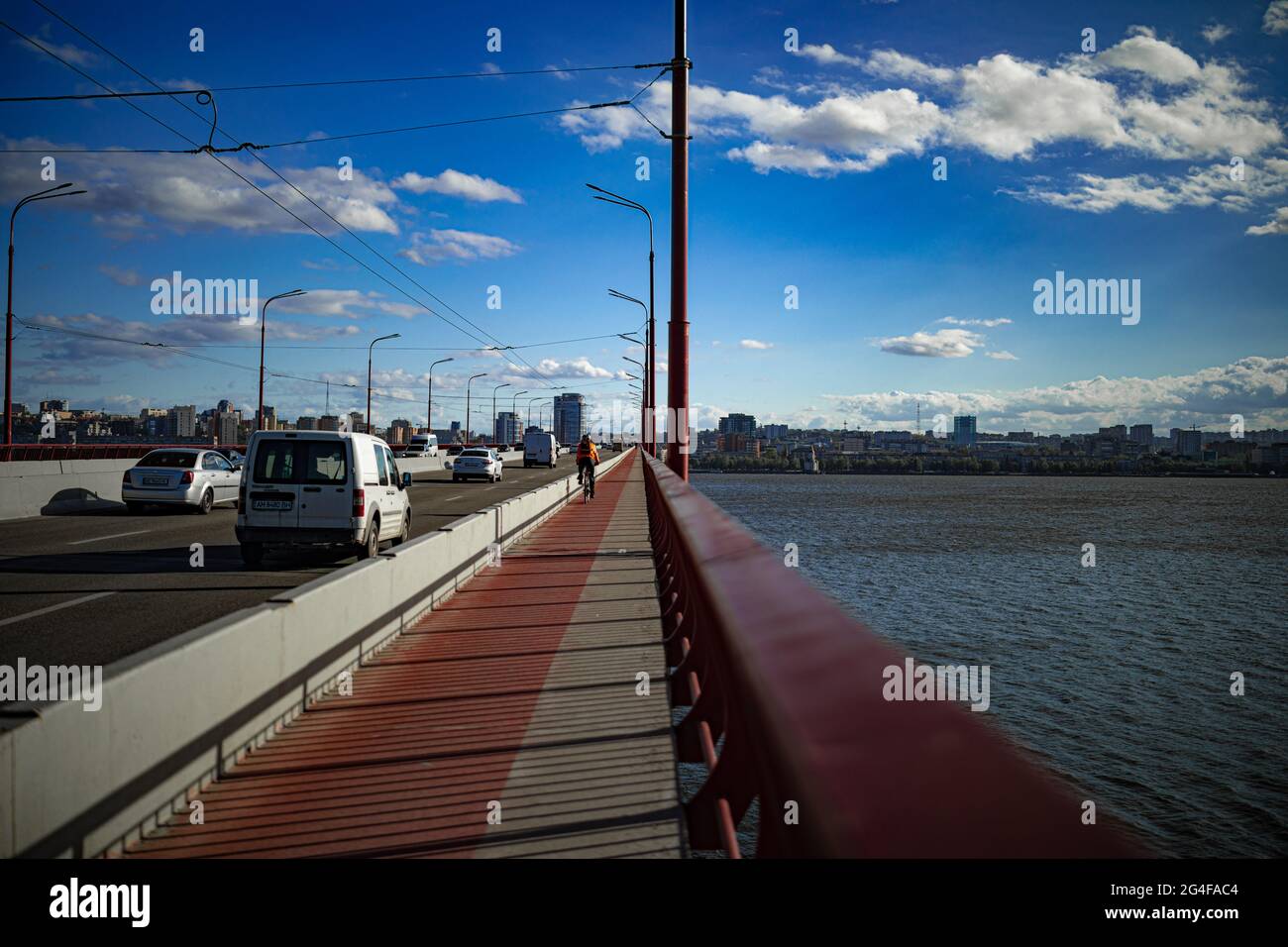 A bridge over a body of water Stock Photo - Alamy