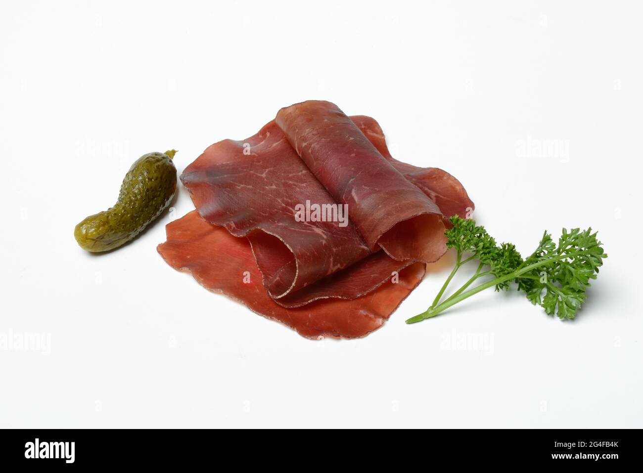 Buendner dried meat, Buendnerfleisch Stock Photo - Alamy
