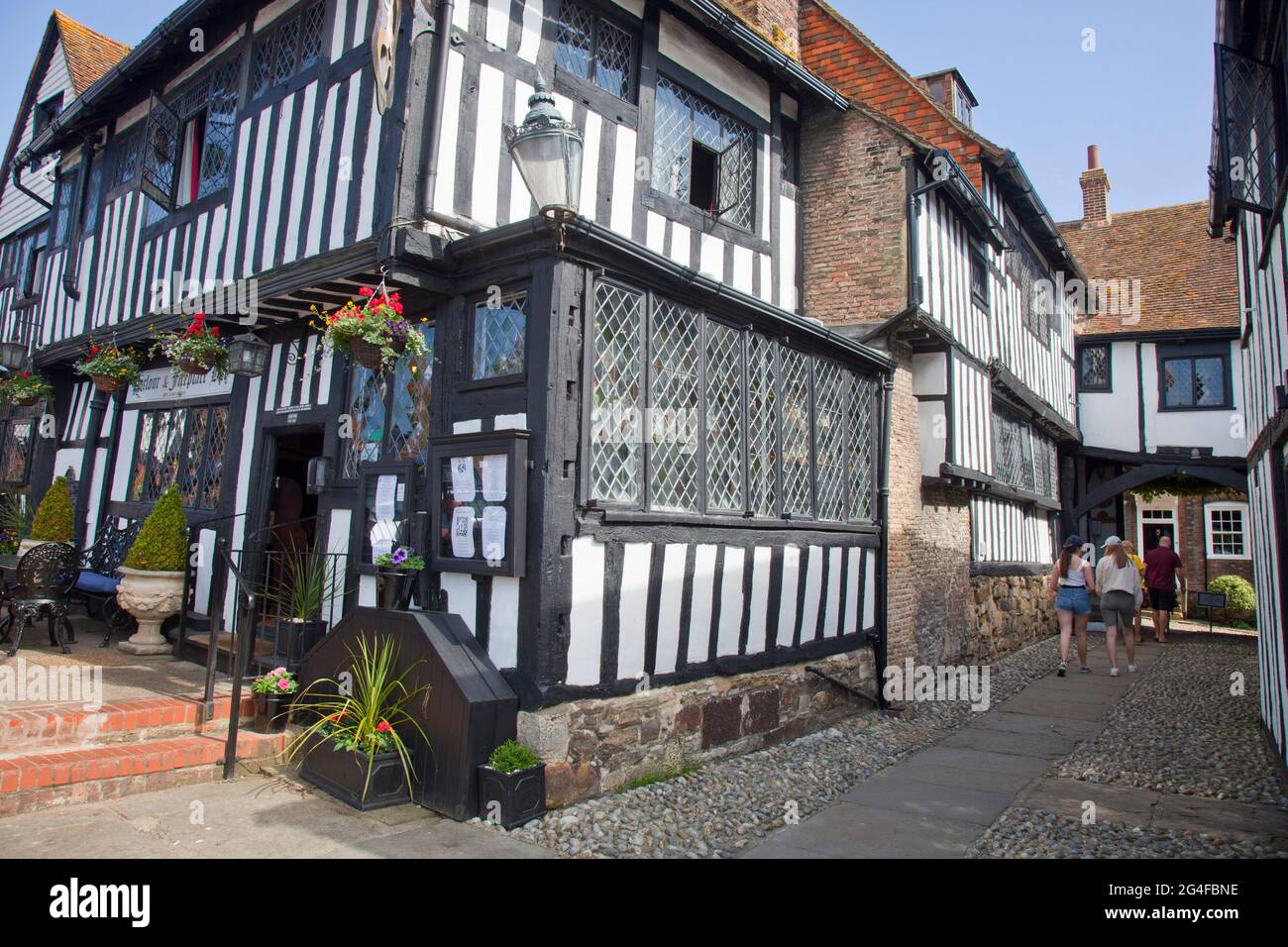 The Mermaid Inn at Rye in Kent, England. June 2021 Stock Photo - Alamy