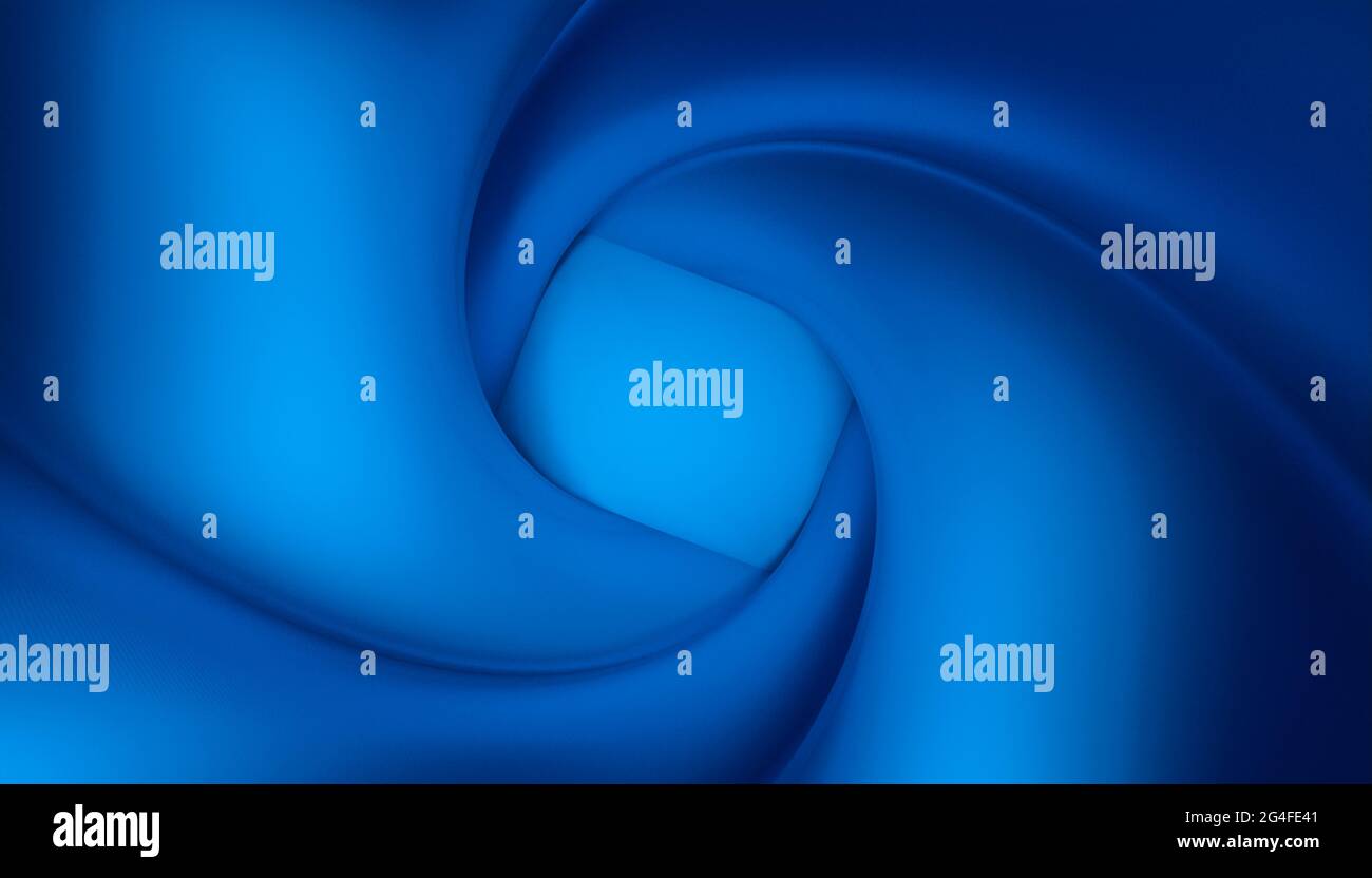 abstract image of a blue vortex. 3d render Stock Photo - Alamy
