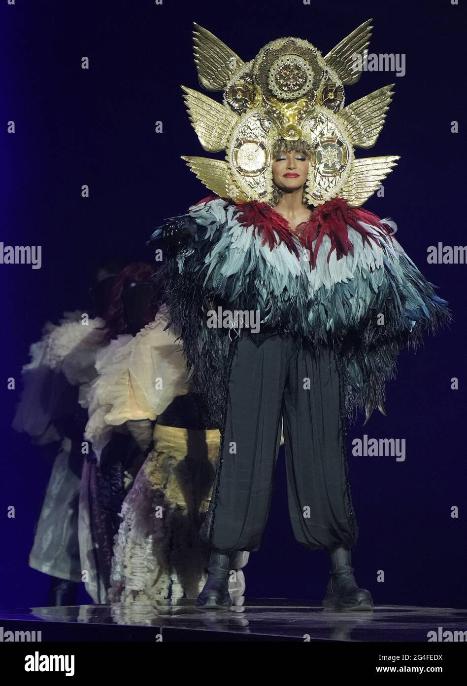 Rotterdam - Eurovisie songfestival in Ahoy. Eerste generale repetitie ...