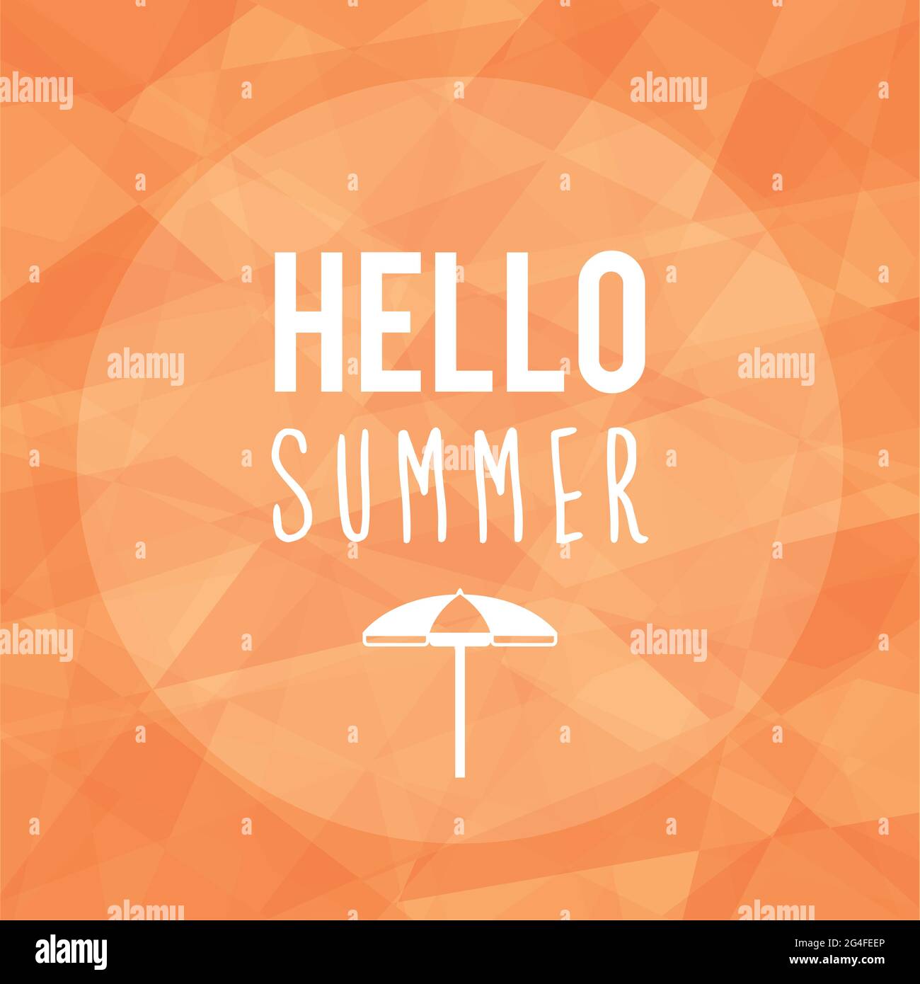 Hello summer sign bright Stock Vector Images - Alamy
