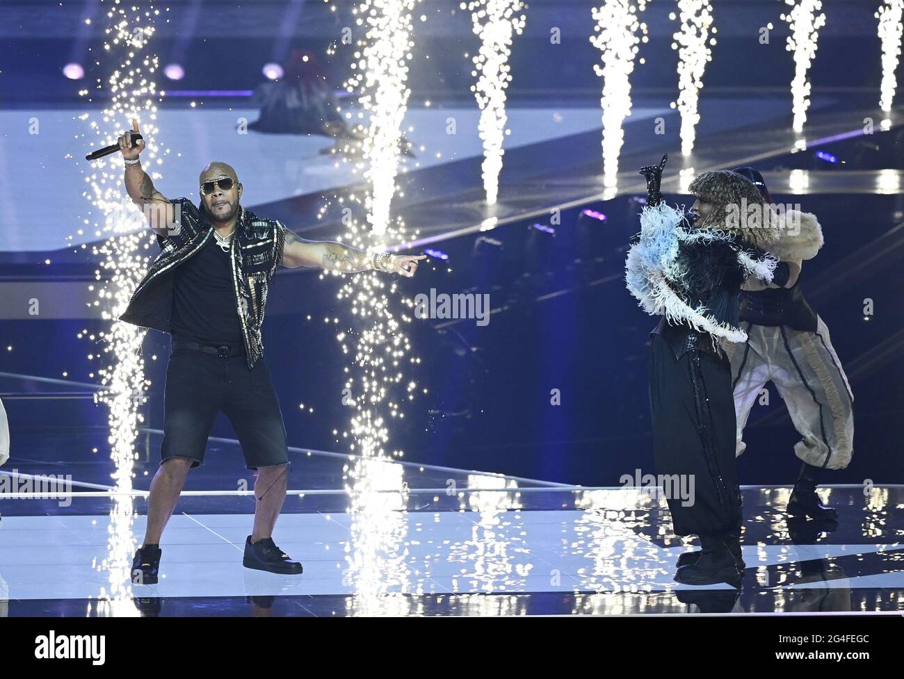 Rotterdam - Eurovisie songfestival in Ahoy. Eerste generale repetitie ...