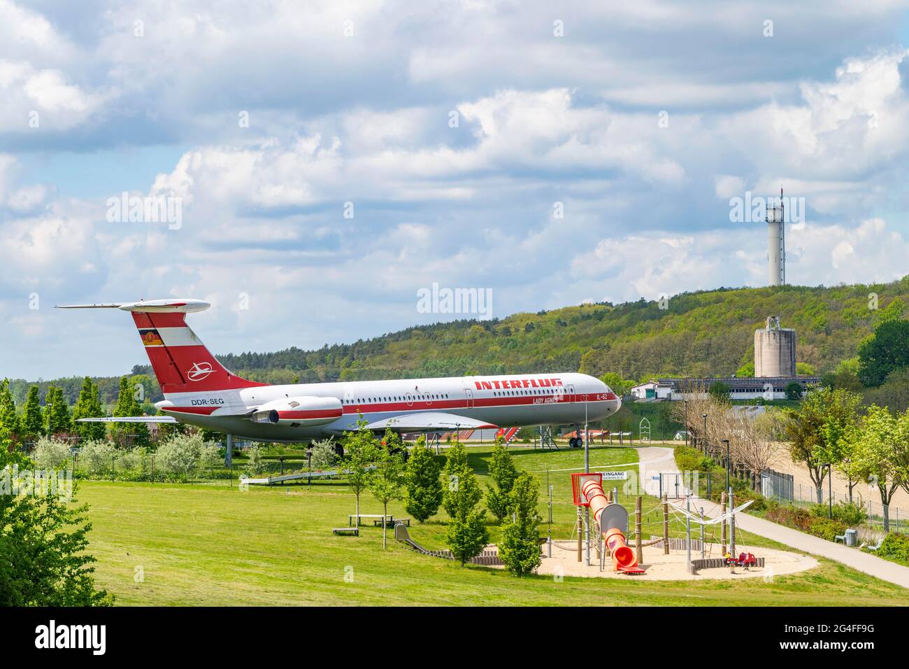 Historic aircraft Lady Agnes, Ilyushin IL 62 of the GDR airline ...