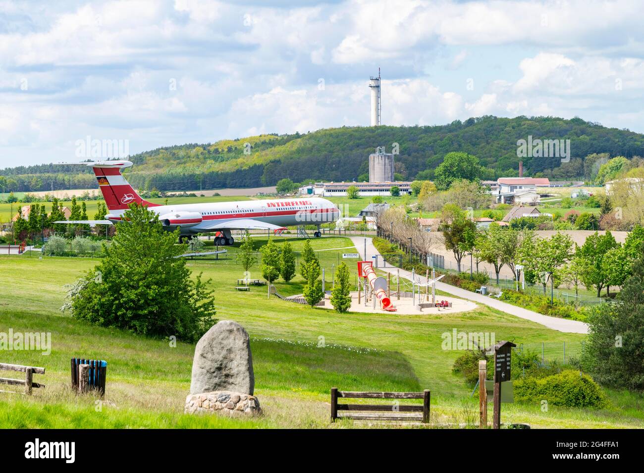 Historic aircraft Lady Agnes, Ilyushin IL 62 of the GDR airline ...