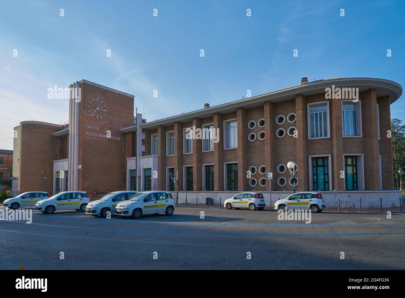 The Post Office in Latina city, a building of the '30s in a fascist ...