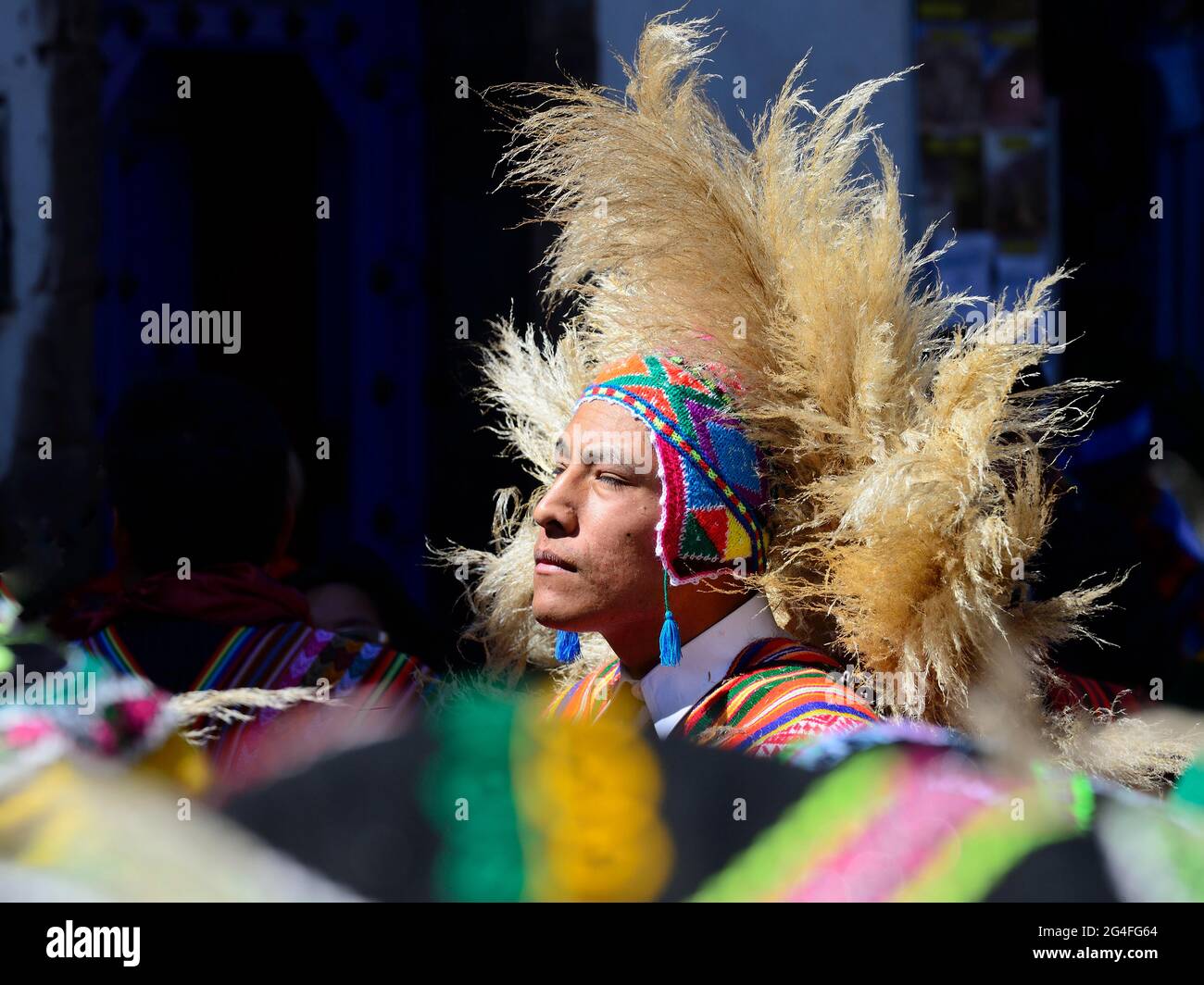 Native peru man hi-res stock photography and images - Alamy