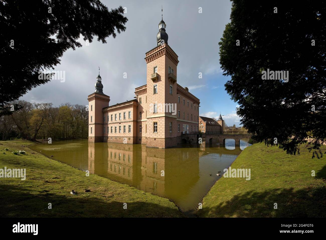 Wasserschloss Gracht, manor house, Erftstadt, North Rhine-Westphalia ...