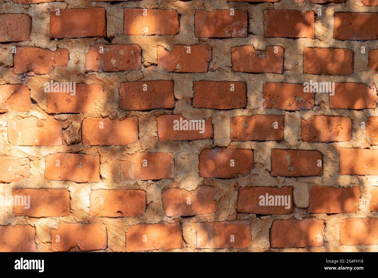 Old abandoned factory brick wall background. Ancient architecture ...