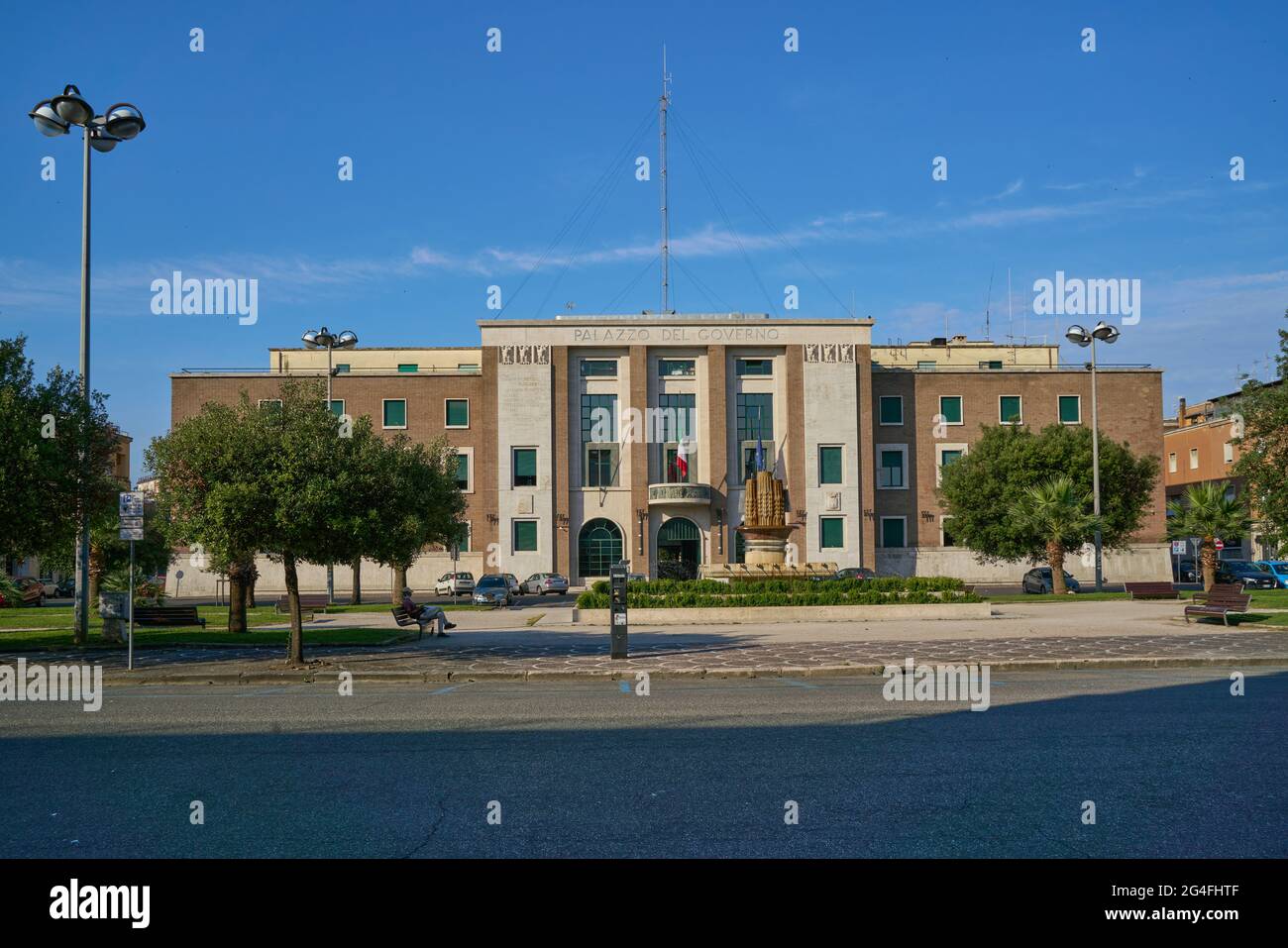 Palazzo del Governo in Latina, a building from the '30s in a fascist ...