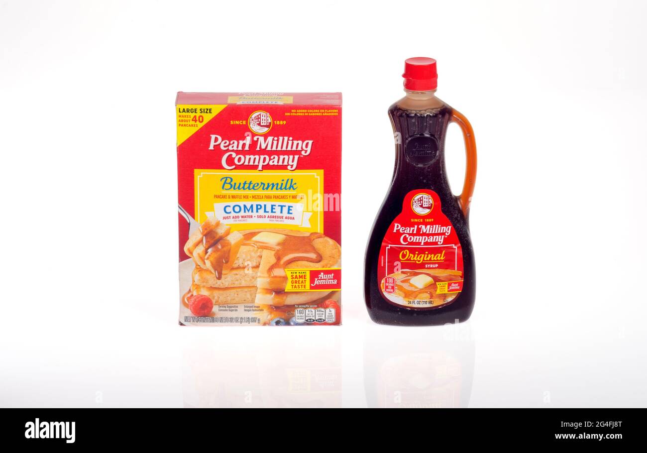 Pancakes And Syrup Bottle