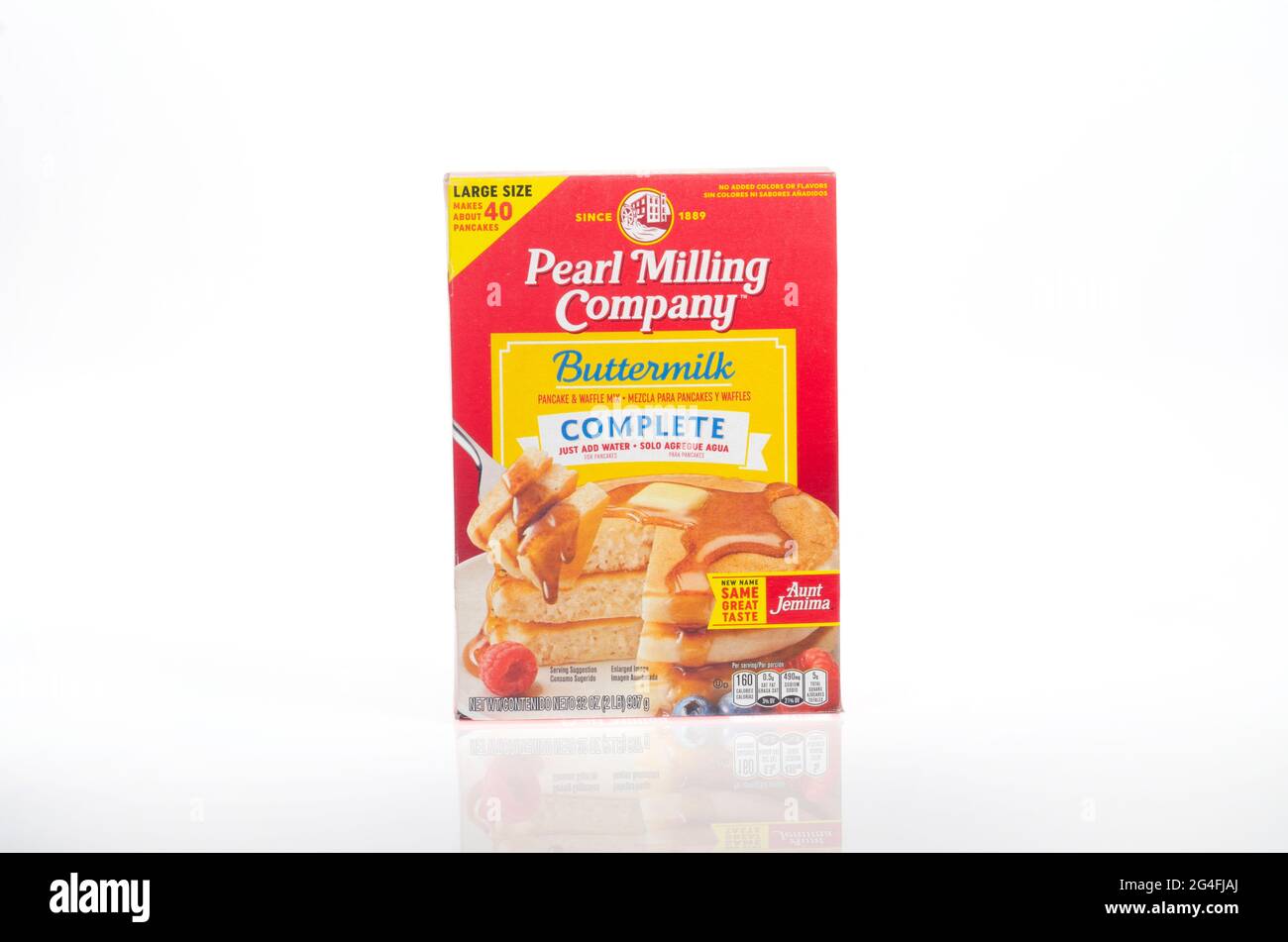 Aunt jemima pancake mix box hi-res stock photography and images - Alamy