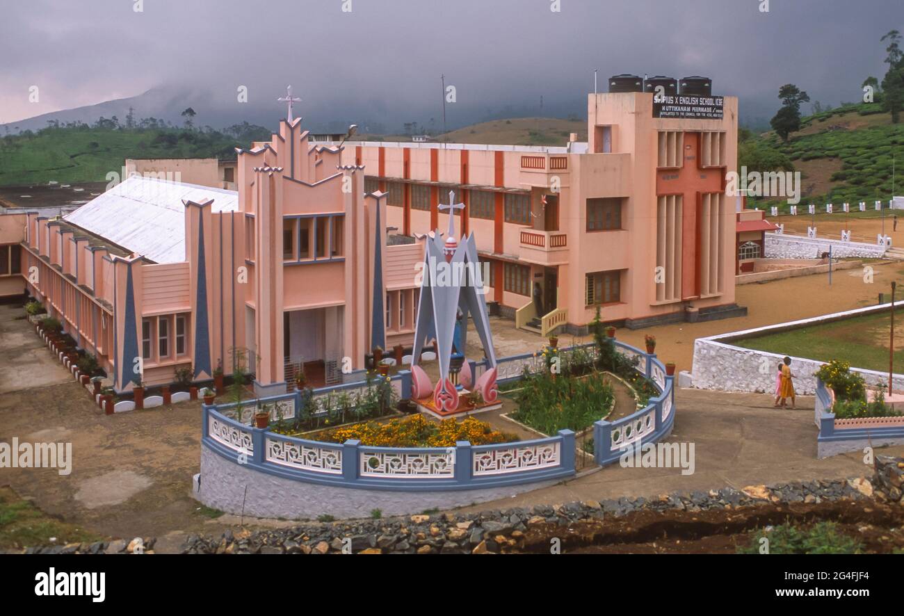 Kerala school building hi-res stock photography and images - Alamy