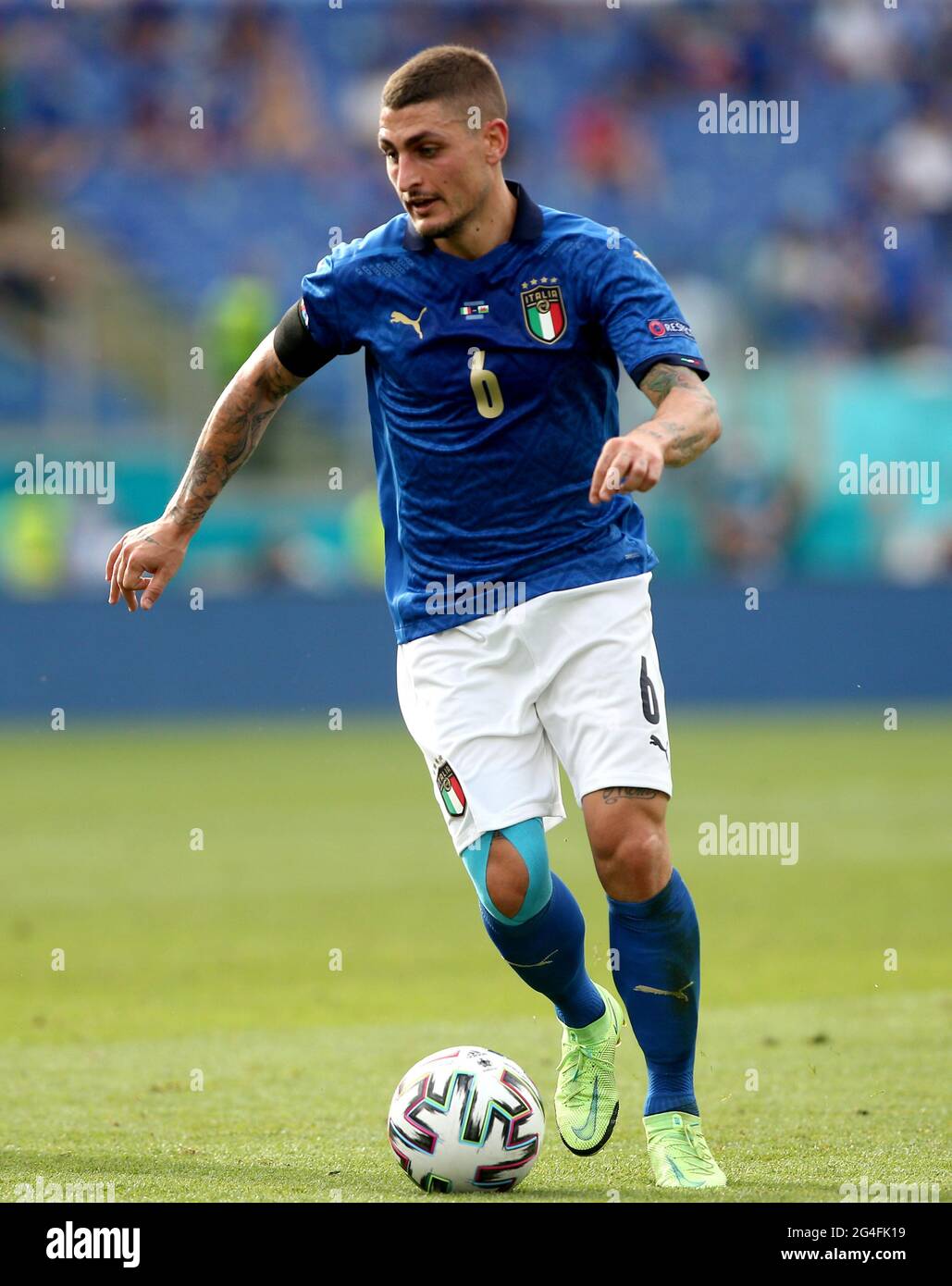 Italy's Marco Verratti during the UEFA Euro 2020 Group A match at the ...
