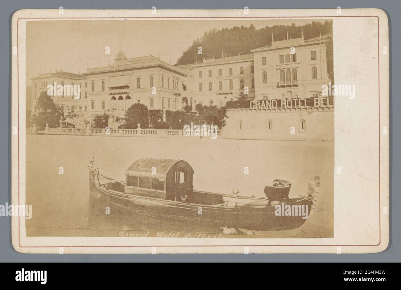 View of the Grand Hotel in Bellagio; Grand Hotel Bellagio Stock Photo ...