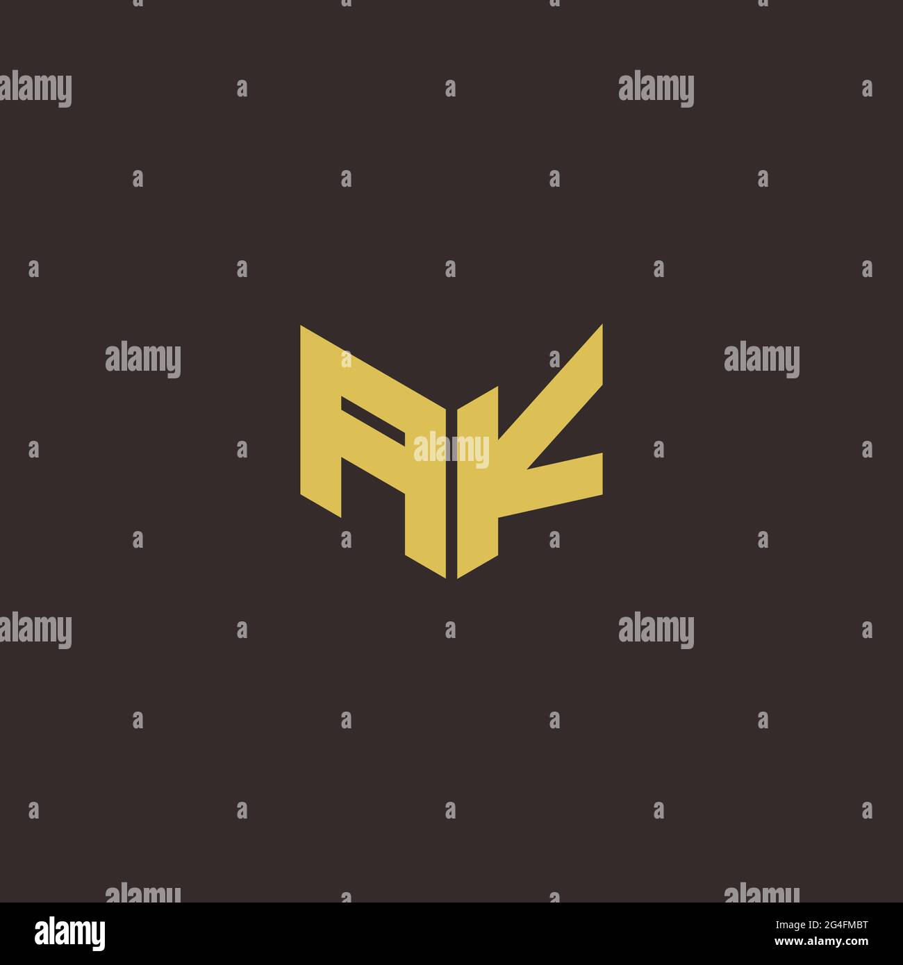 Ka modern logo hi-res stock photography and images - Alamy
