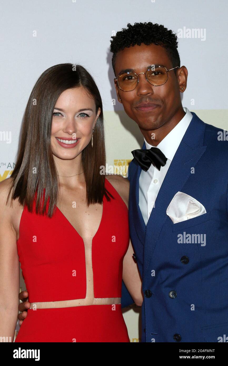 LOS ANGELES - JUN 13: Katelyn MacMullen and Tajh Bellow at the 48th ...