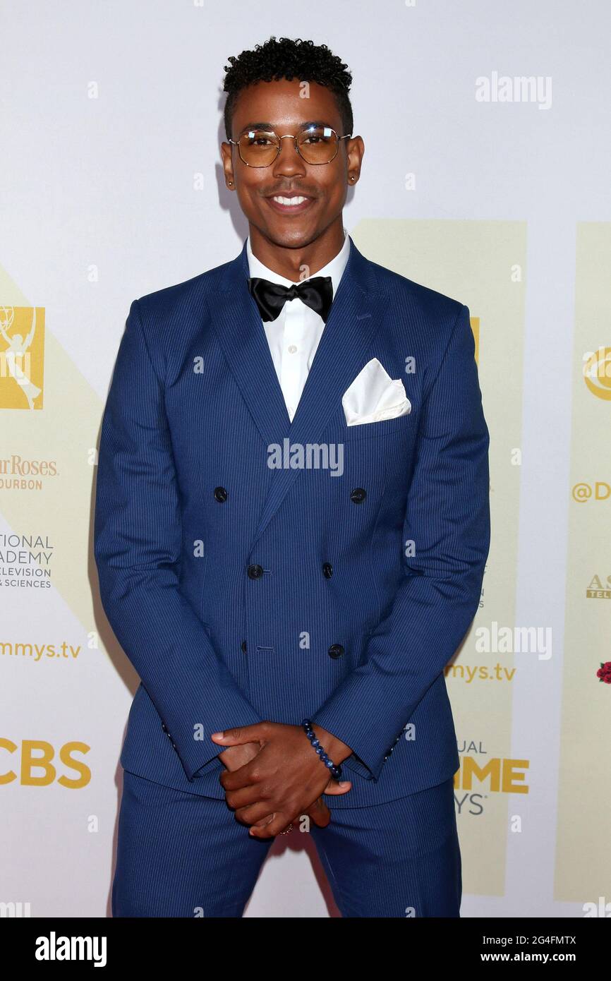 LOS ANGELES - JUN 13: Tajh Bellow at the 48th Daytime Emmy Awards Press ...