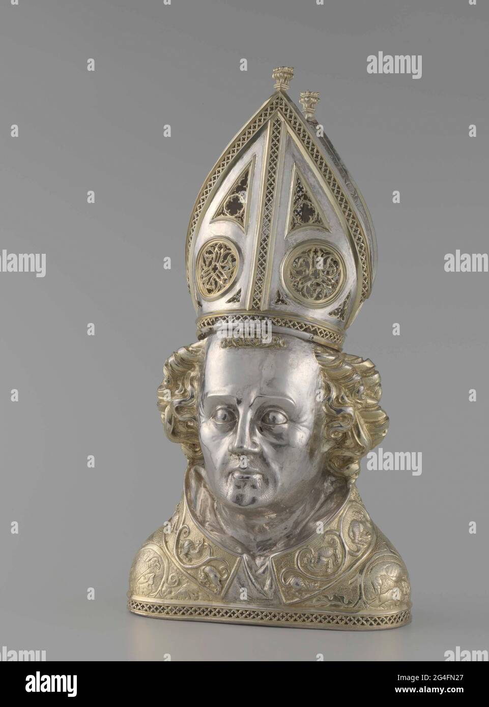 . This bust once contained part of the skull of Frederick, Bishop of ...