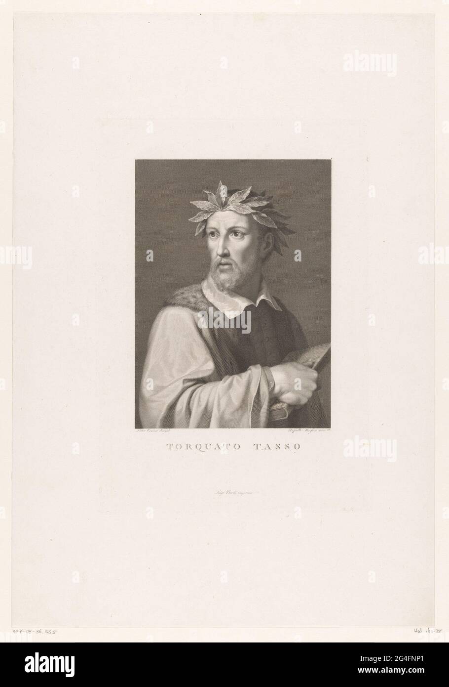 Portrait of poet torquato tasso Stock Photo - Alamy