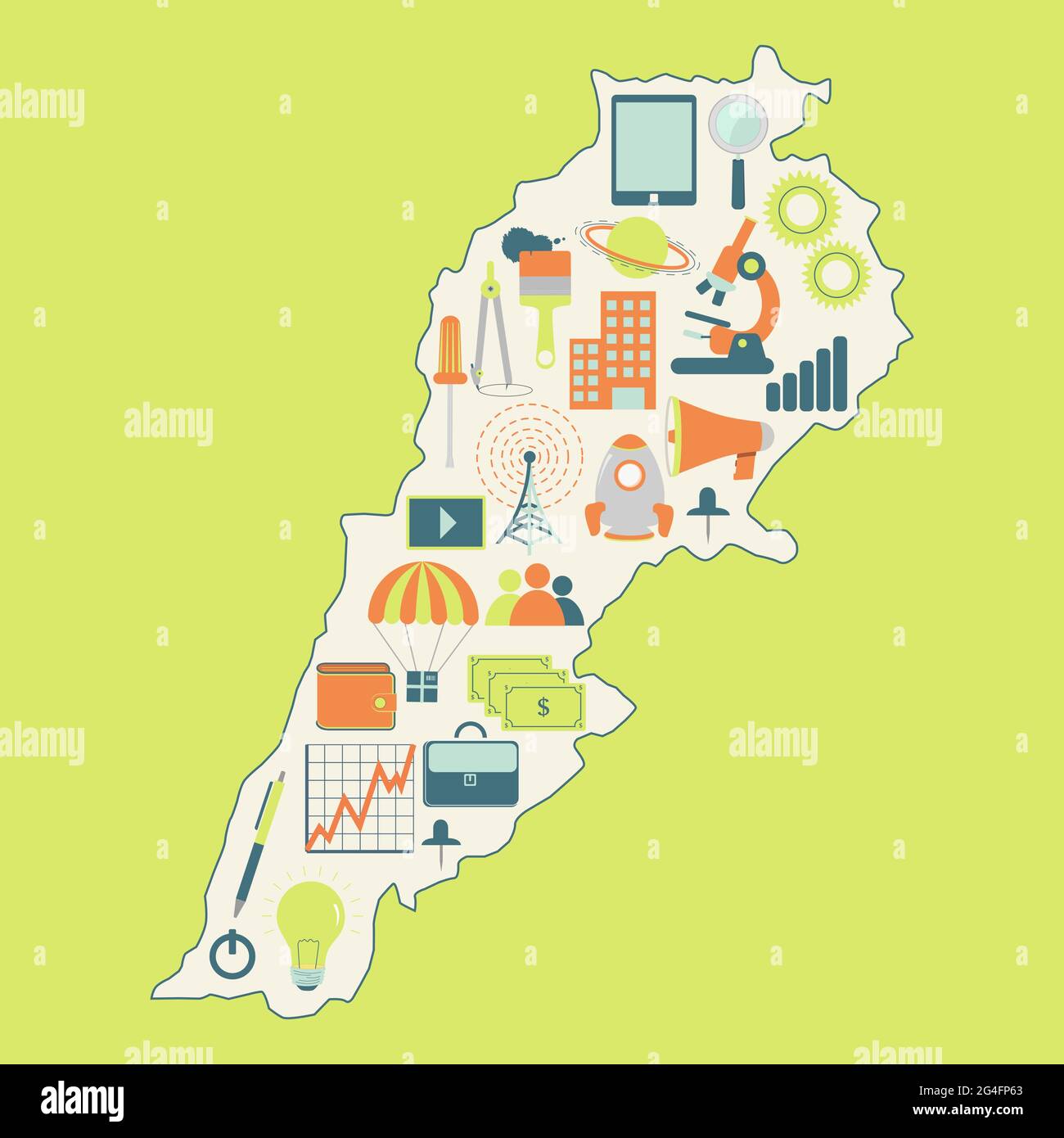 Symbol of lebanon Stock Vector Images - Alamy